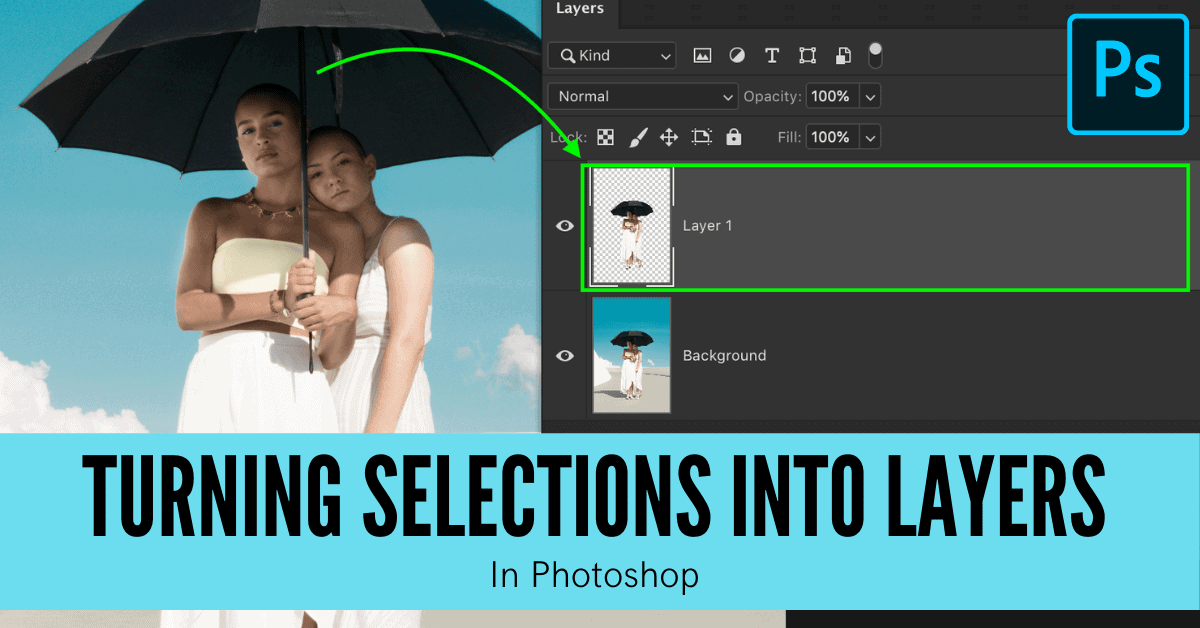 How To Make A New Layer From A Selection In Photoshop Brendan