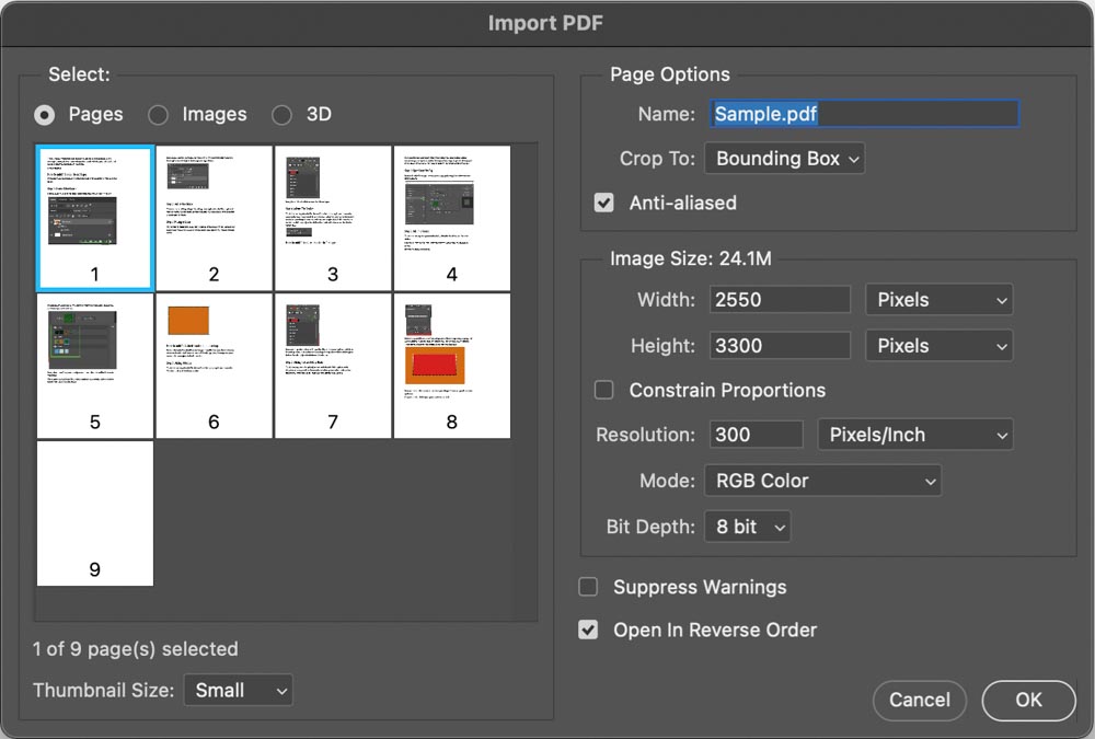 How To Import Edit Save A PDF In Photoshop Step By Step 