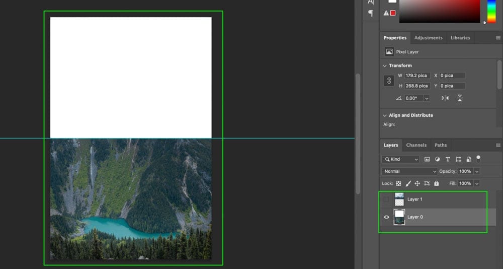 How To Cut An Image In Half In Photoshop Brendan Williams Creative