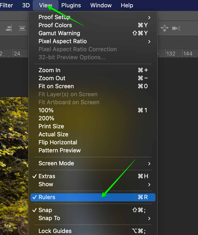 How To Remove Ruler Guide And Grid Lines In Photoshop