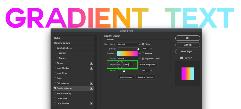 How To Make Gradient Text In Photoshop (Step By Step)
