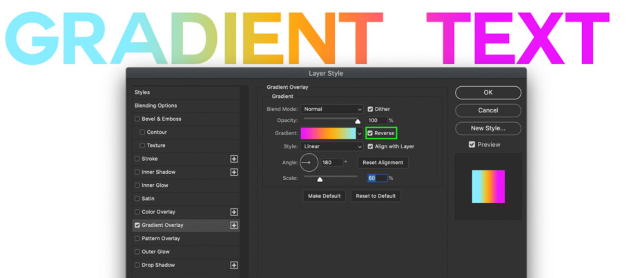 How To Make Gradient Text In Photoshop (Step By Step)